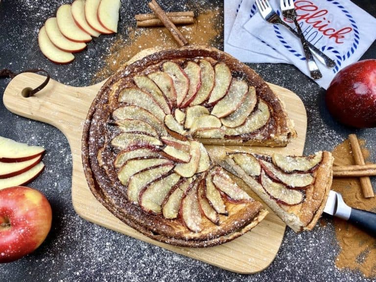Apfel-Quark Kuchen - Gesunder Apfelkuchen 🍎 mit Quark