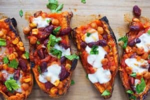 Taco Süßkartoffeln 🌮 Vegetarisches Süßkartoffel Rezept